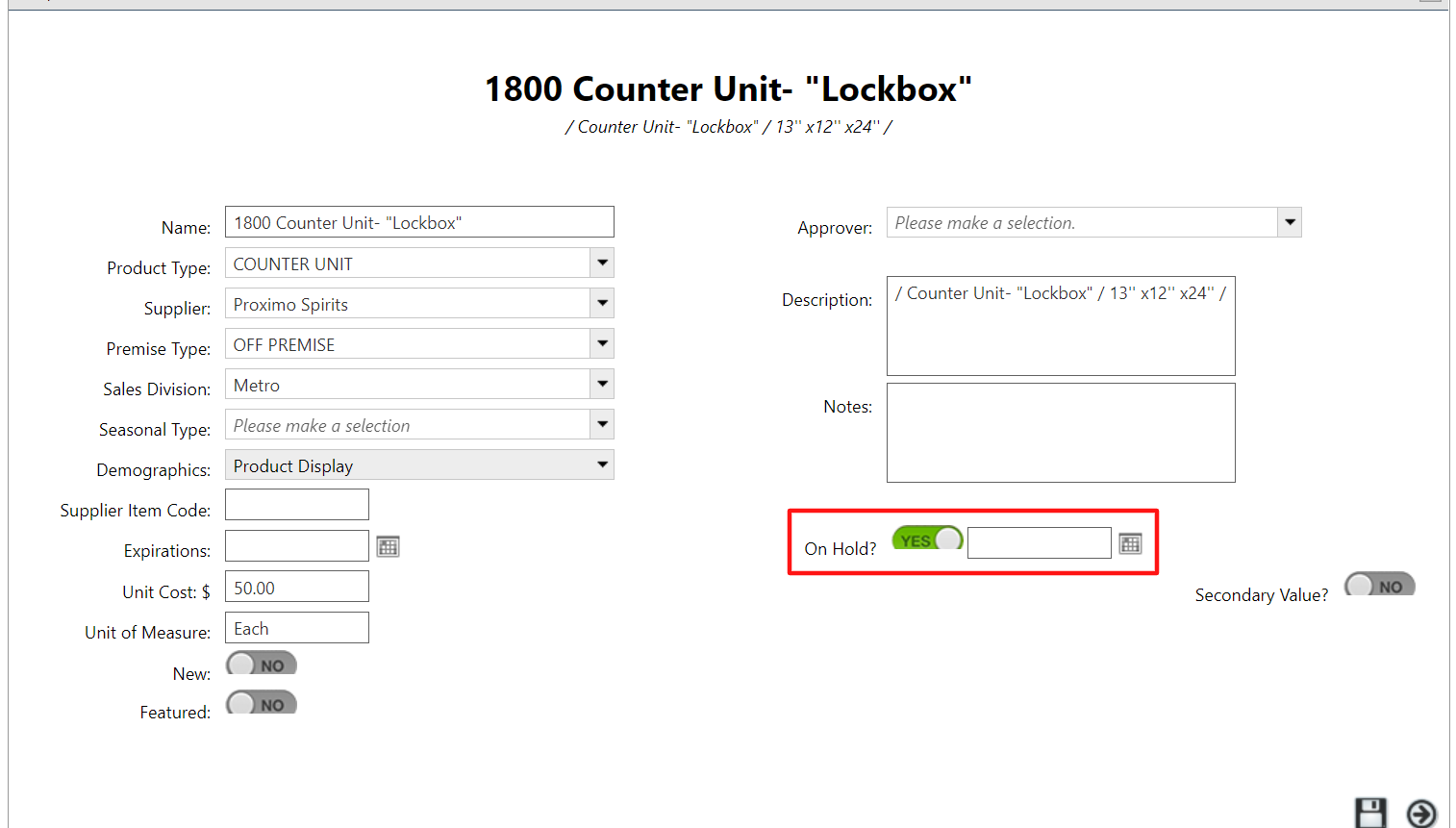 How to put an item on hold? – POS Warehouse Support