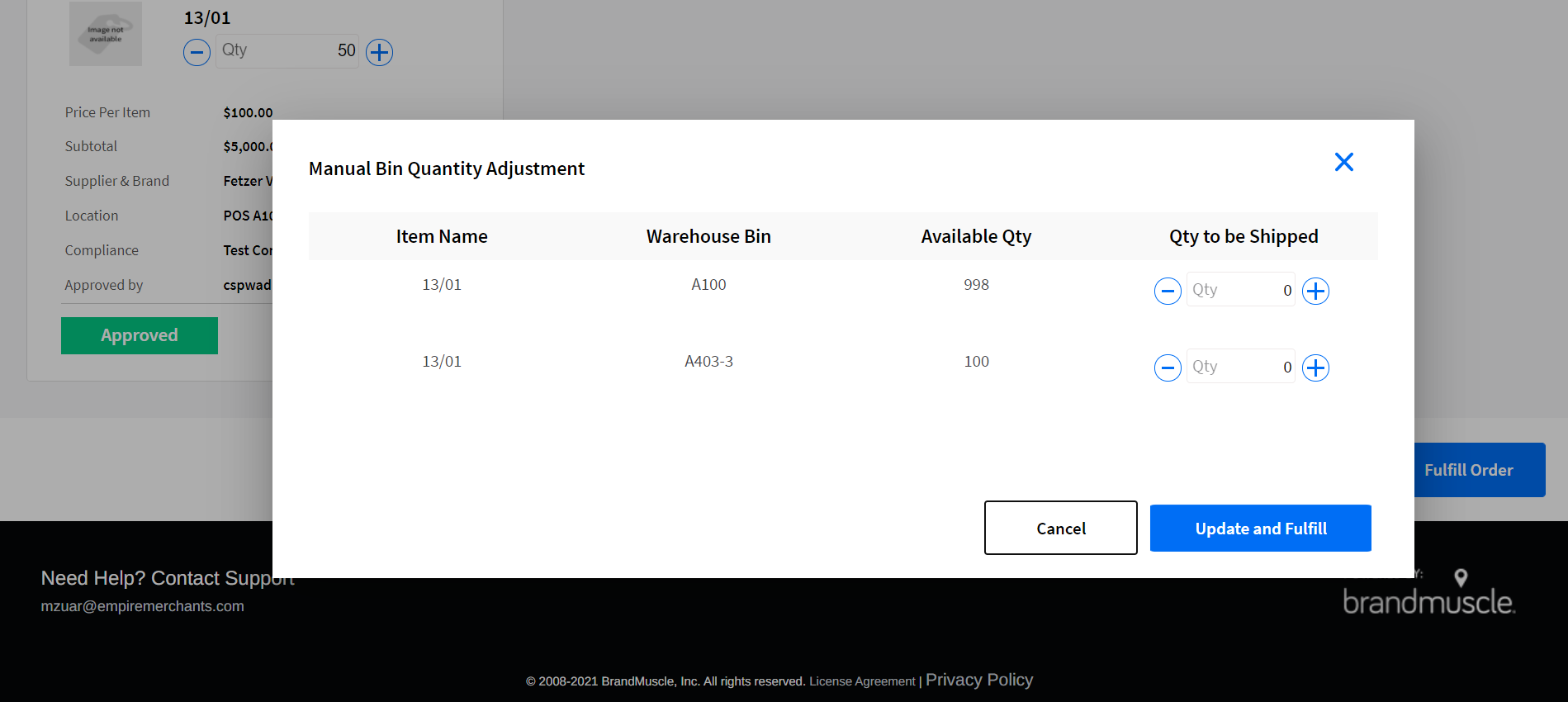 How to fulfill an item in the order? – POS Warehouse Support