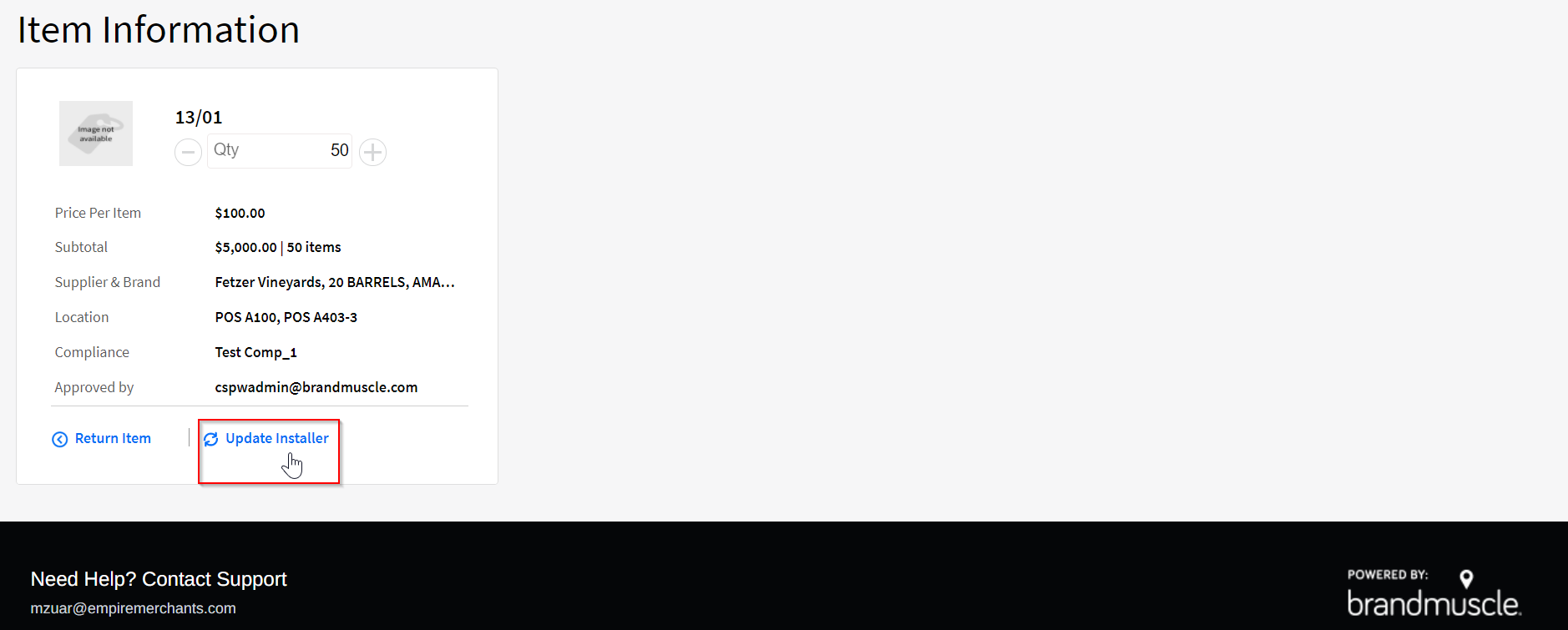 How to update an installer of an item in the fulfilled order? – POS ...