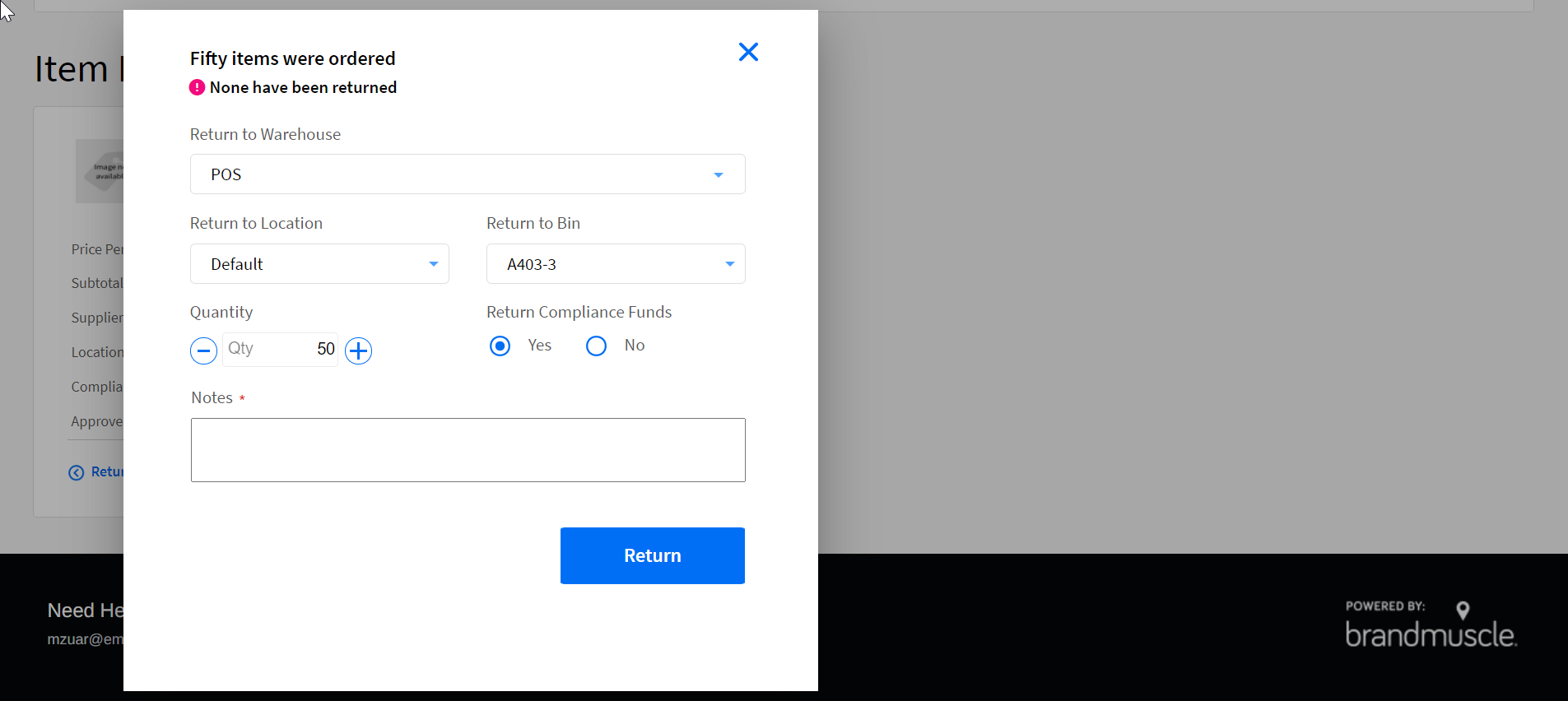 How to return an item from fulfilled order? – POS Warehouse Support