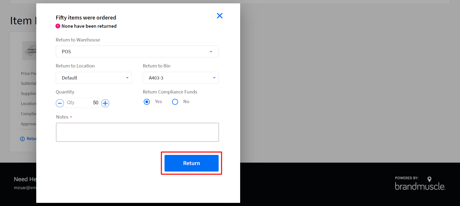 How to return an item from fulfilled order? – POS Warehouse Support