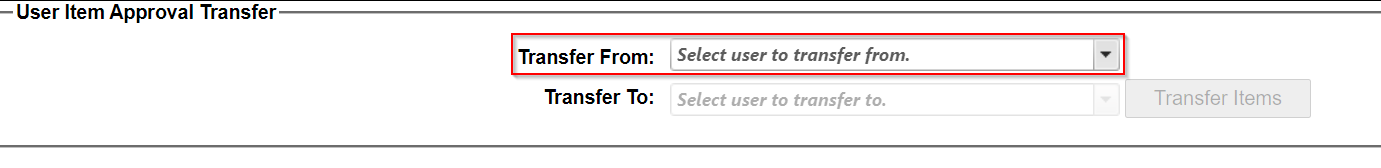 How to transfer the approval of an item from one approver to another ...
