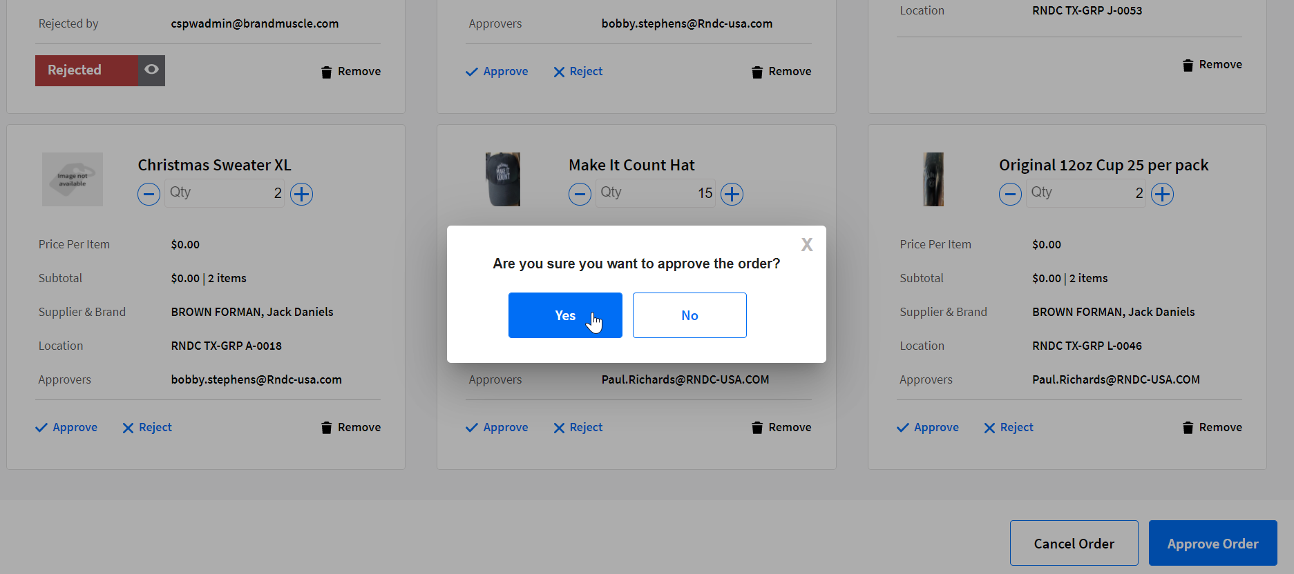 How to approve an order? – POS Warehouse Support
