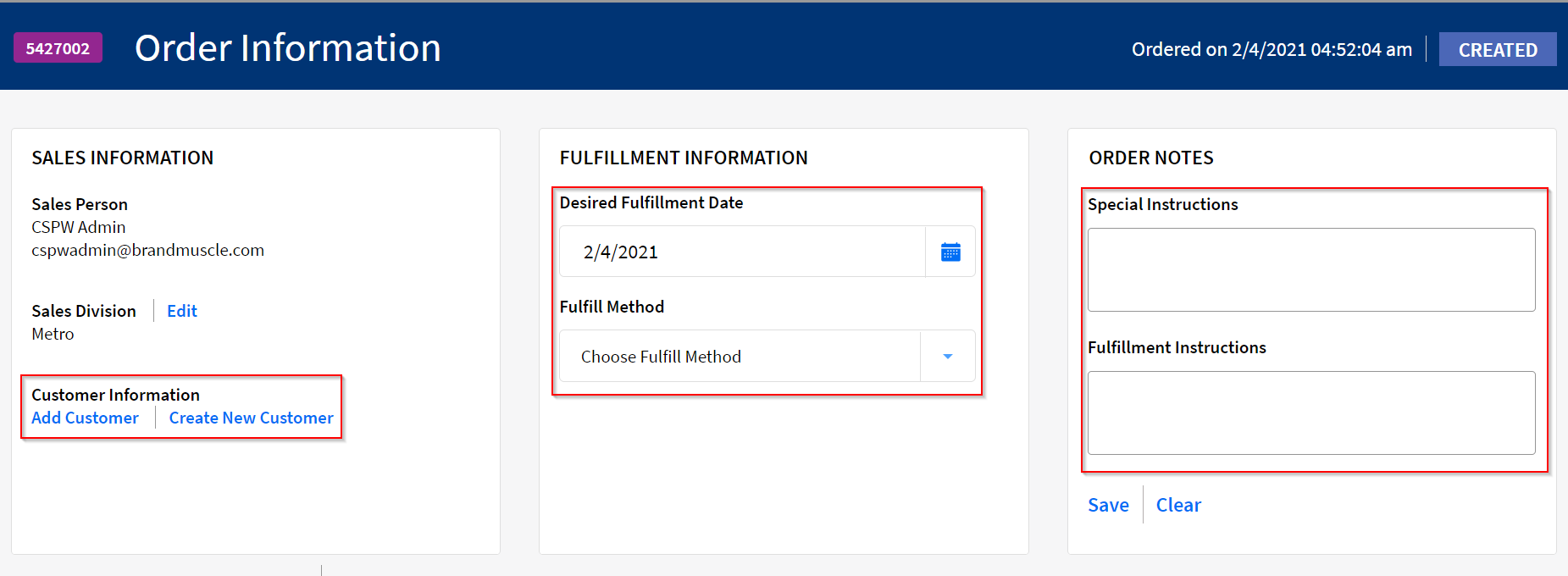 How to place a new order? – POS Warehouse Support