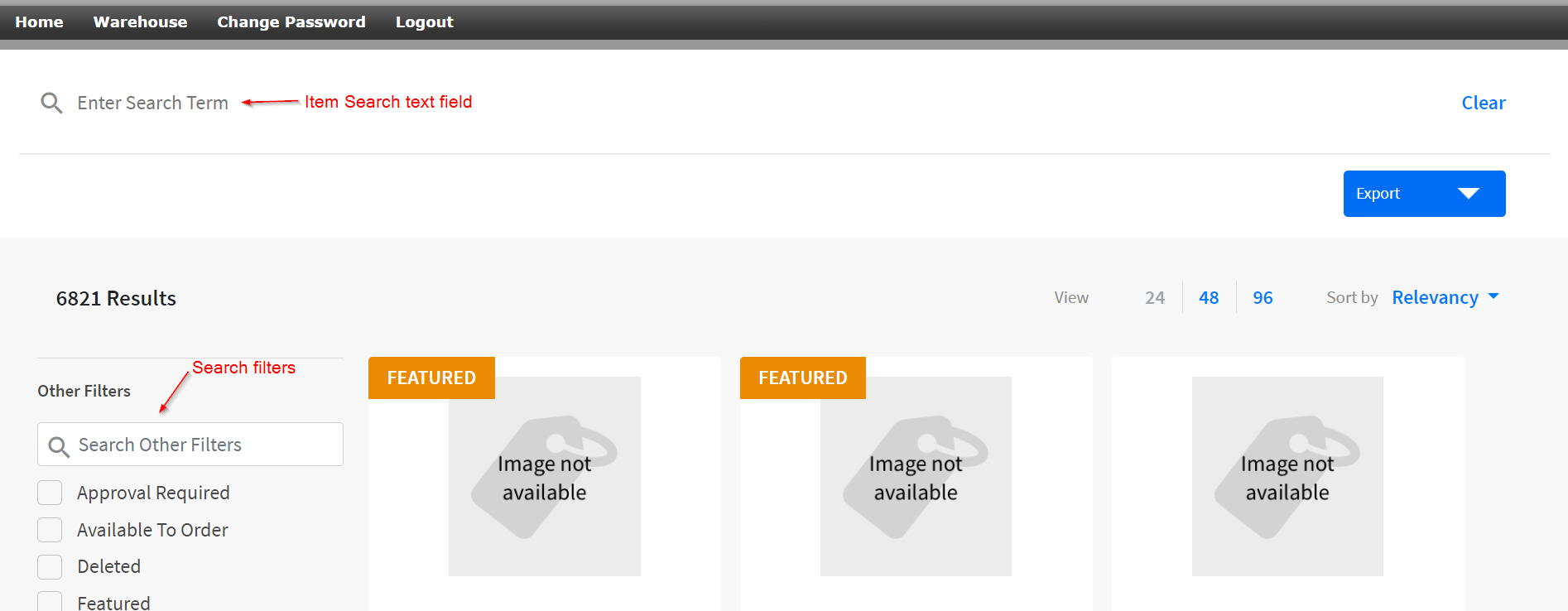 How to search for an item? – POS Warehouse Support