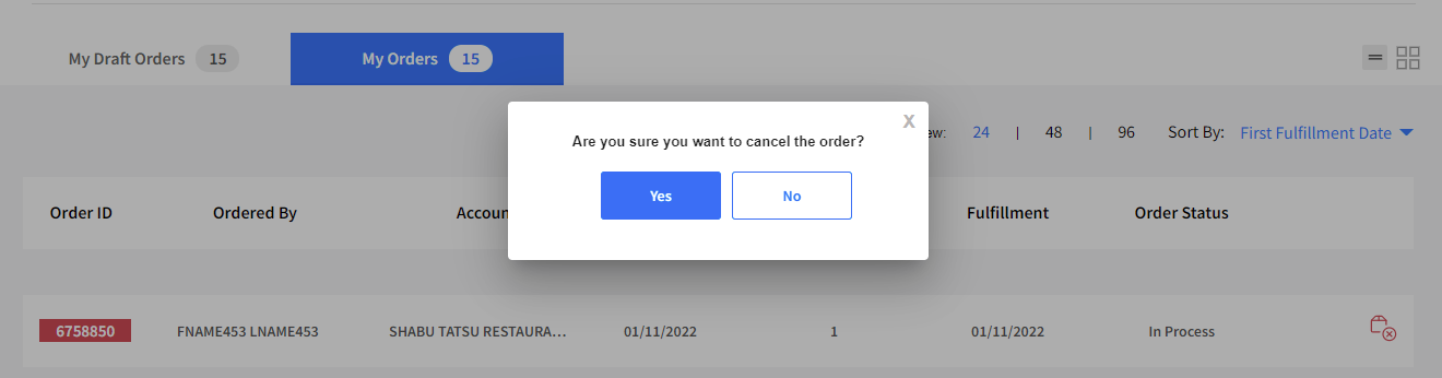 How to cancel an order? – POS Warehouse Support