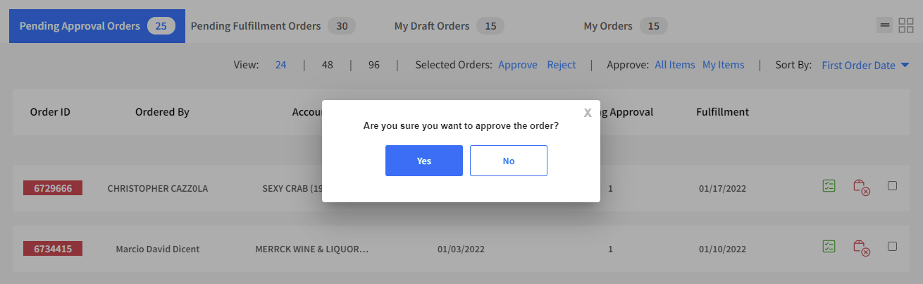 How to approve an order? – POS Warehouse Support