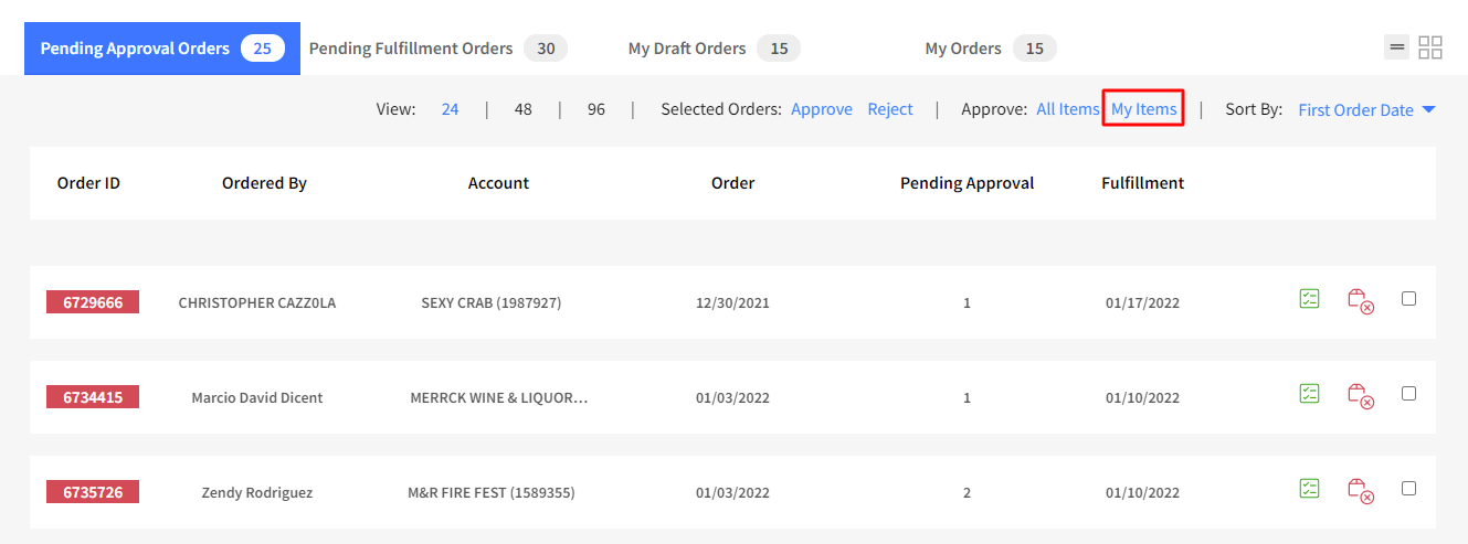 How to approve multiple order? – POS Warehouse Support