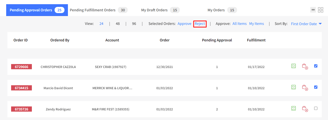 How to reject multiple orders? – POS Warehouse Support How to reject multiple orders? – POS Warehouse Support