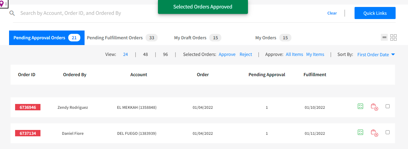 How to approve multiple order? – POS Warehouse Support