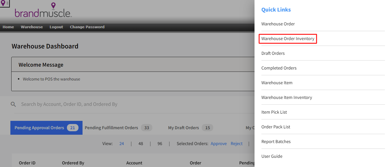 How to search for an order? – POS Warehouse Support